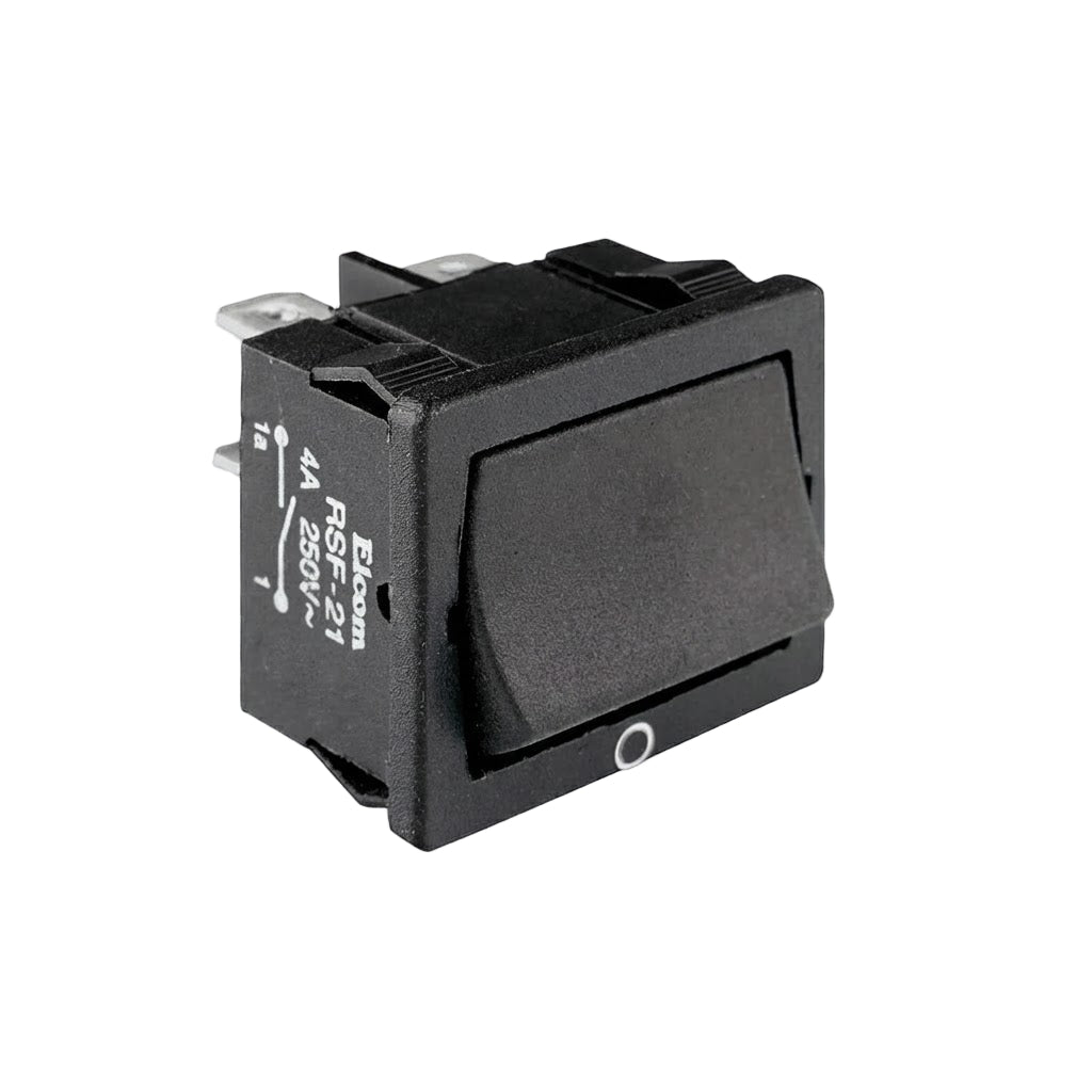 ELCOM RSF-2104 Black – 4-Pin Rocker Switch Online – Tomson Electronics