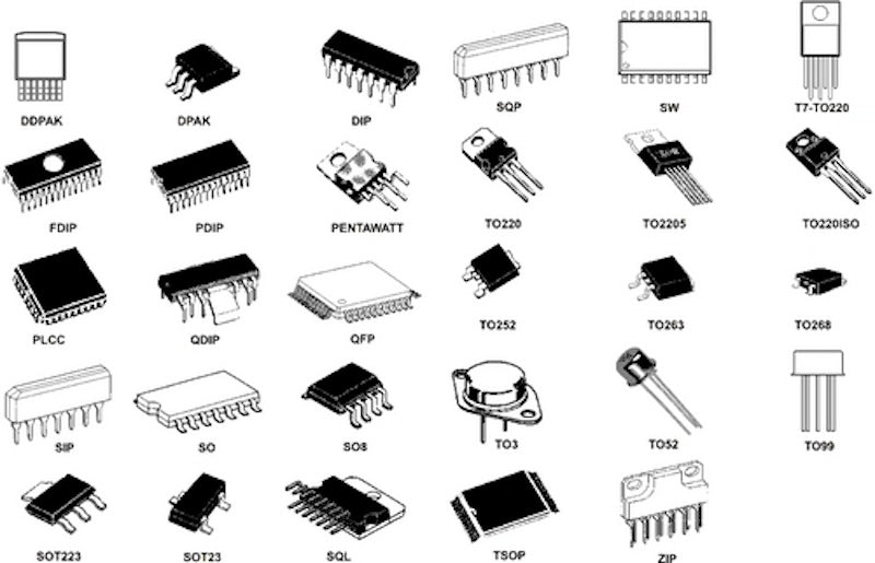 SMD/SMT Component Packages: sizes, dimensions | Buy Online In India ...