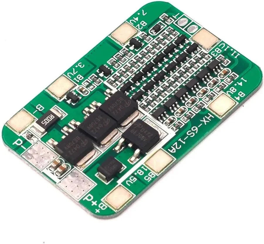 6S 12A Li-Ion Battery BMS Module – 22.2V Protection Board – Tomson ...