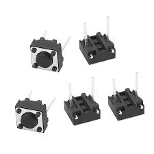 6x6x4.3mm 2-Pin Tactile Micro Switch – Tomson Electronics