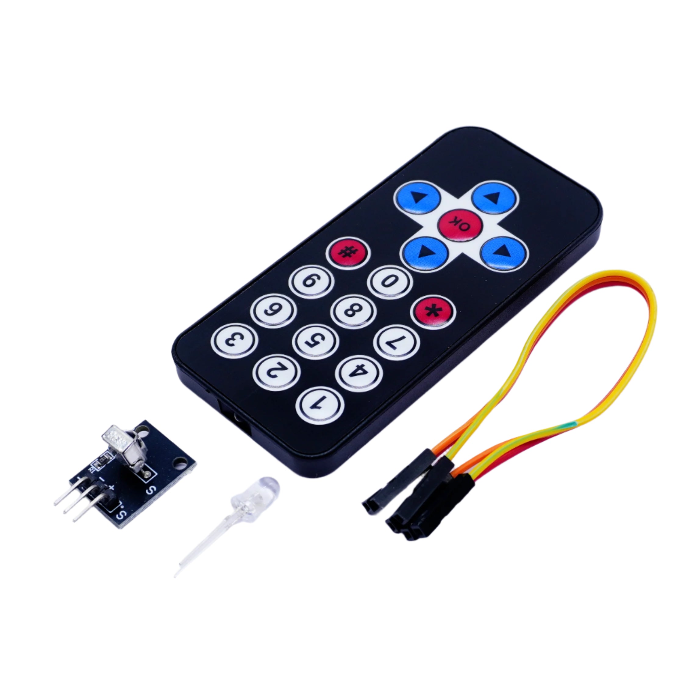 IR Wireless Remote Control Kit – 38 kHz Transmitter & Receiver Module ...