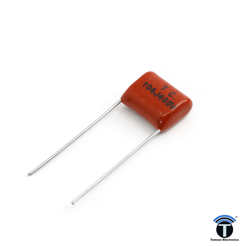 0.1 uF/400 V Polyester Film Capacitor – Tomson Electronics