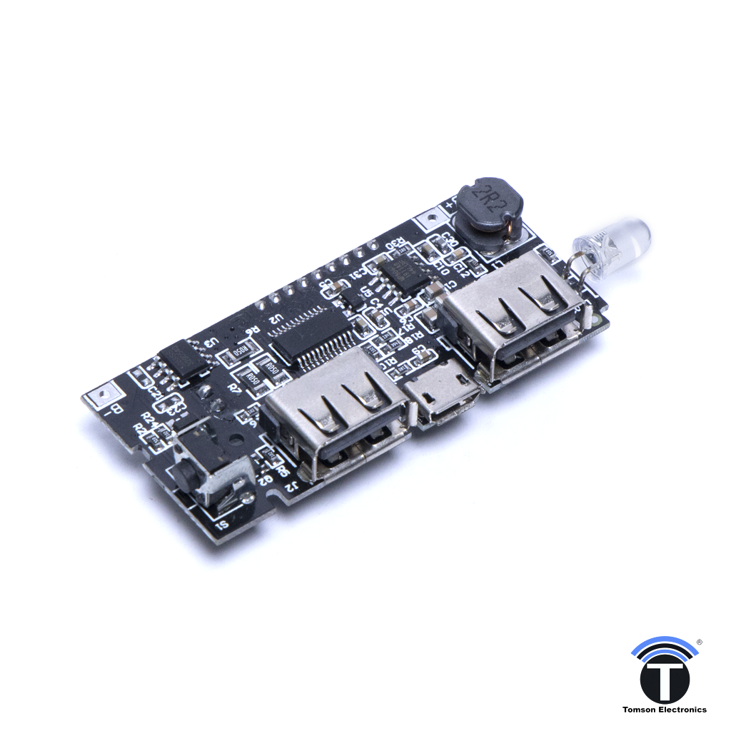 Dual USB Power Bank DIY Battery Charger – TOMSON ELECTRONICS