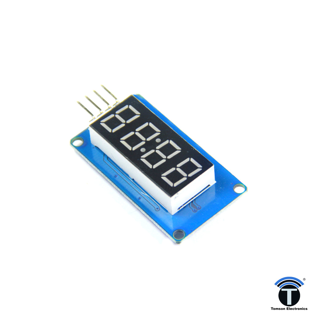 4 Digit I2C 7 Segment Display Module B – TOMSON ELECTRONICS