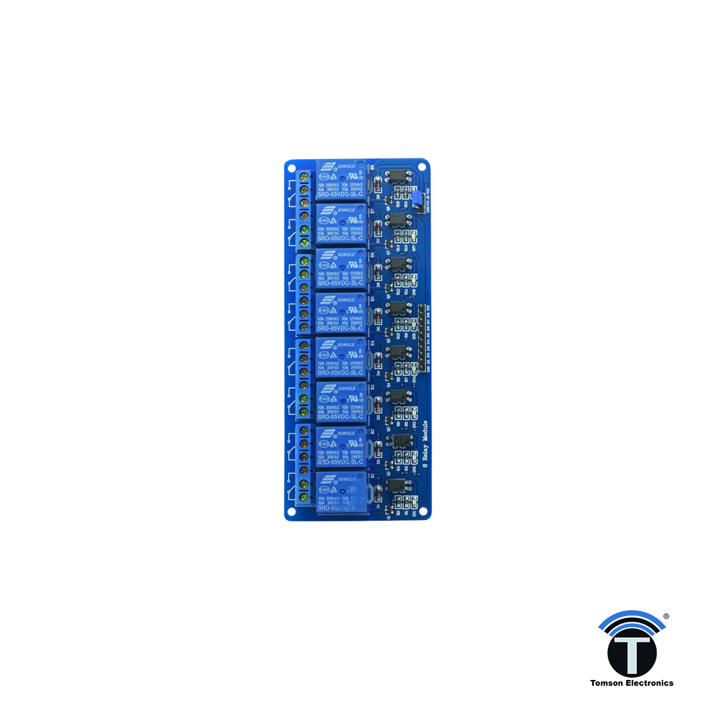 8 Channel 12V 10A Relay Board Module – Tomson Electronics
