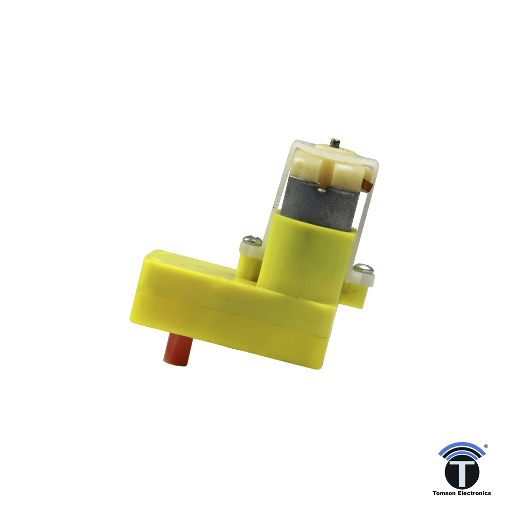 BO2 Side Shaft Plastic Gear Motor 300RPM – TOMSON ELECTRONICS