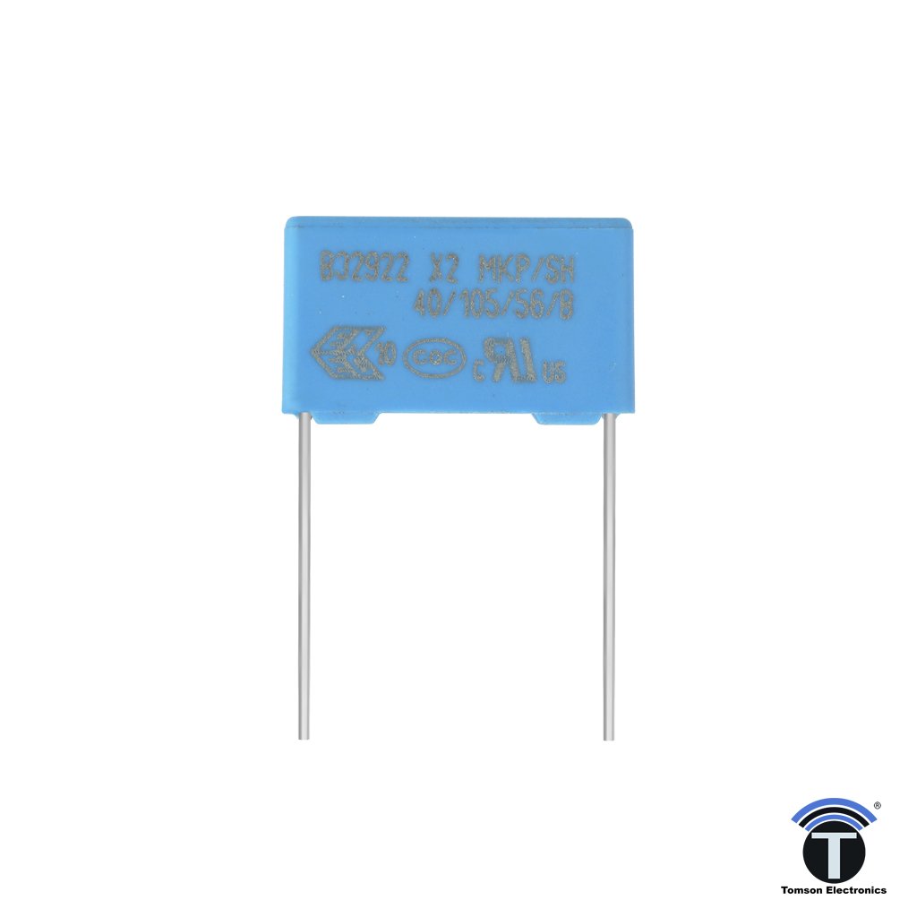 0.1uF 305V AC Metallized Polypropylene Film Capacitor – TOMSON ELECTRONICS