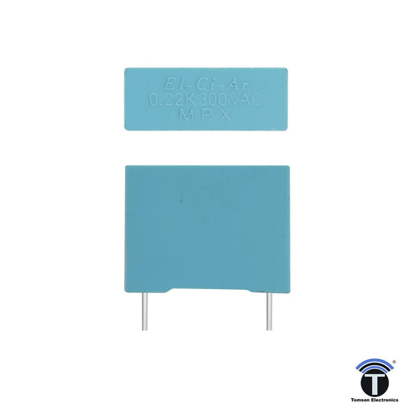 0.22uF 300V AC Metallized Polypropylene Film Capacitor – TOMSON ELECTRONICS