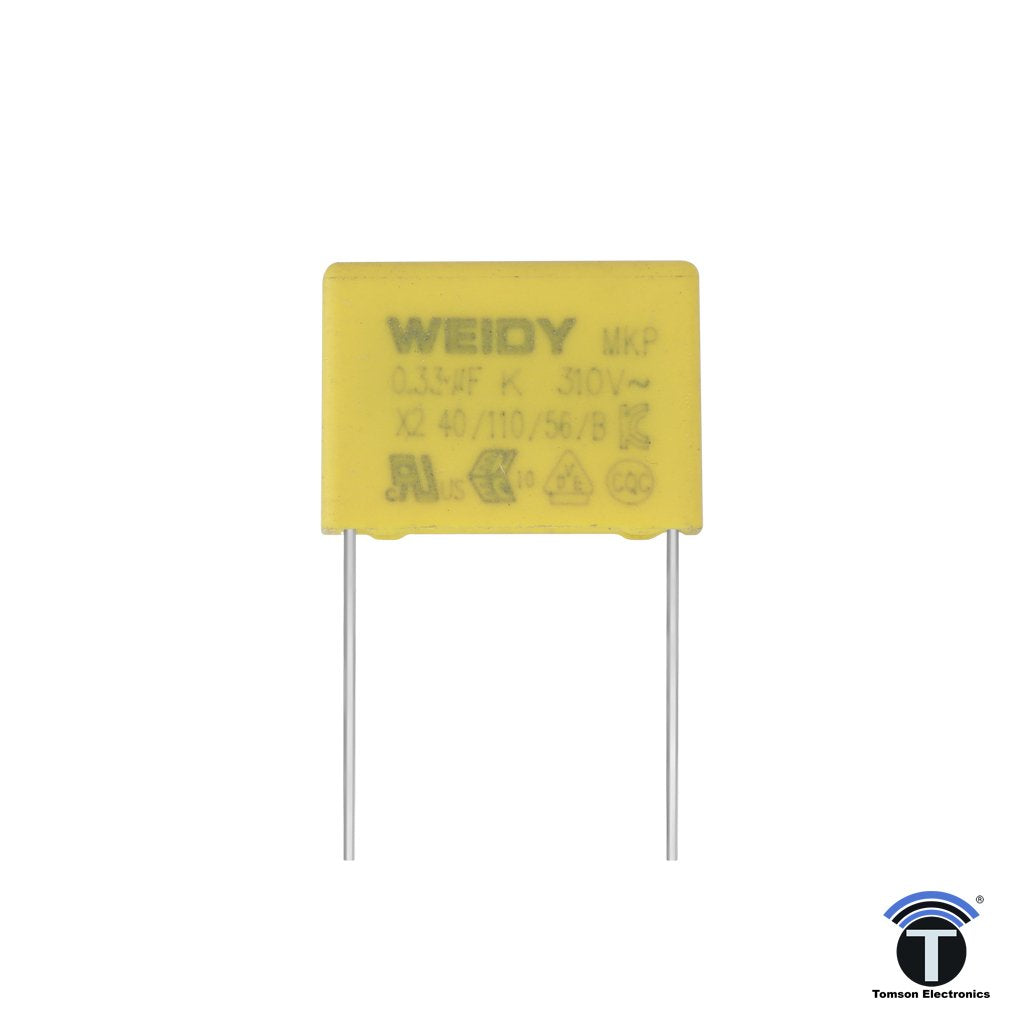 0.33uF 310V AC Metallized Polypropylene Film Capacitor – TOMSON ELECTRONICS