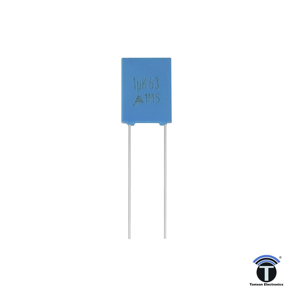 1uF 63V Metallized Polyester Film Capacitor – TOMSON ELECTRONICS