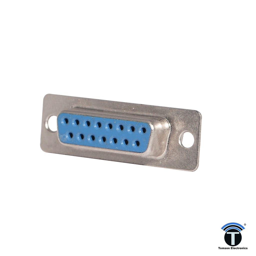 DB CONNECTOR 15PIN FEMALE 2LINE – TOMSON ELECTRONICS