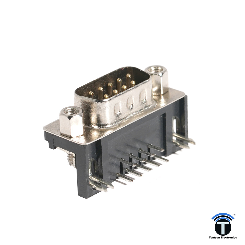 DB Connector 9Pin Right Angle Male – TOMSON ELECTRONICS