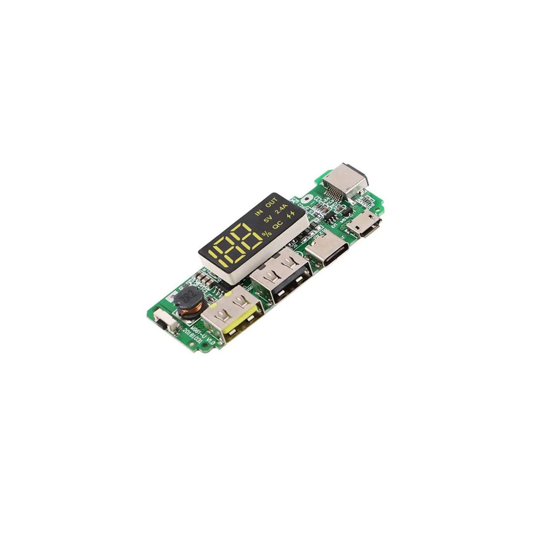 Buy 18650 5V 2.4A Battery Charging Module with Dual USB Ports – Tomson ...