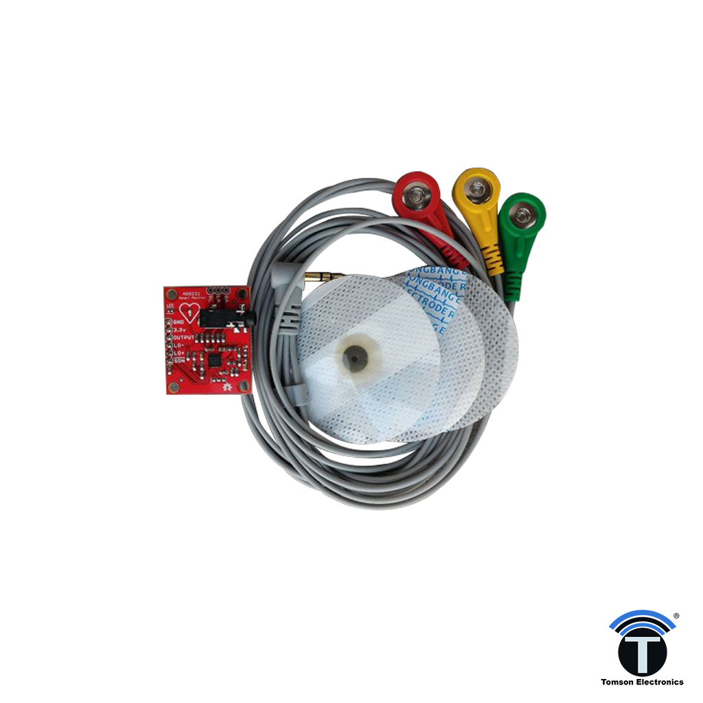 ECG Monitoring Sensor Module AD8232 – TOMSON ELECTRONICS