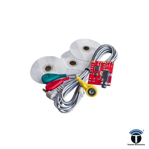 EMG Sensor Module With Electrodes – TOMSON ELECTRONICS