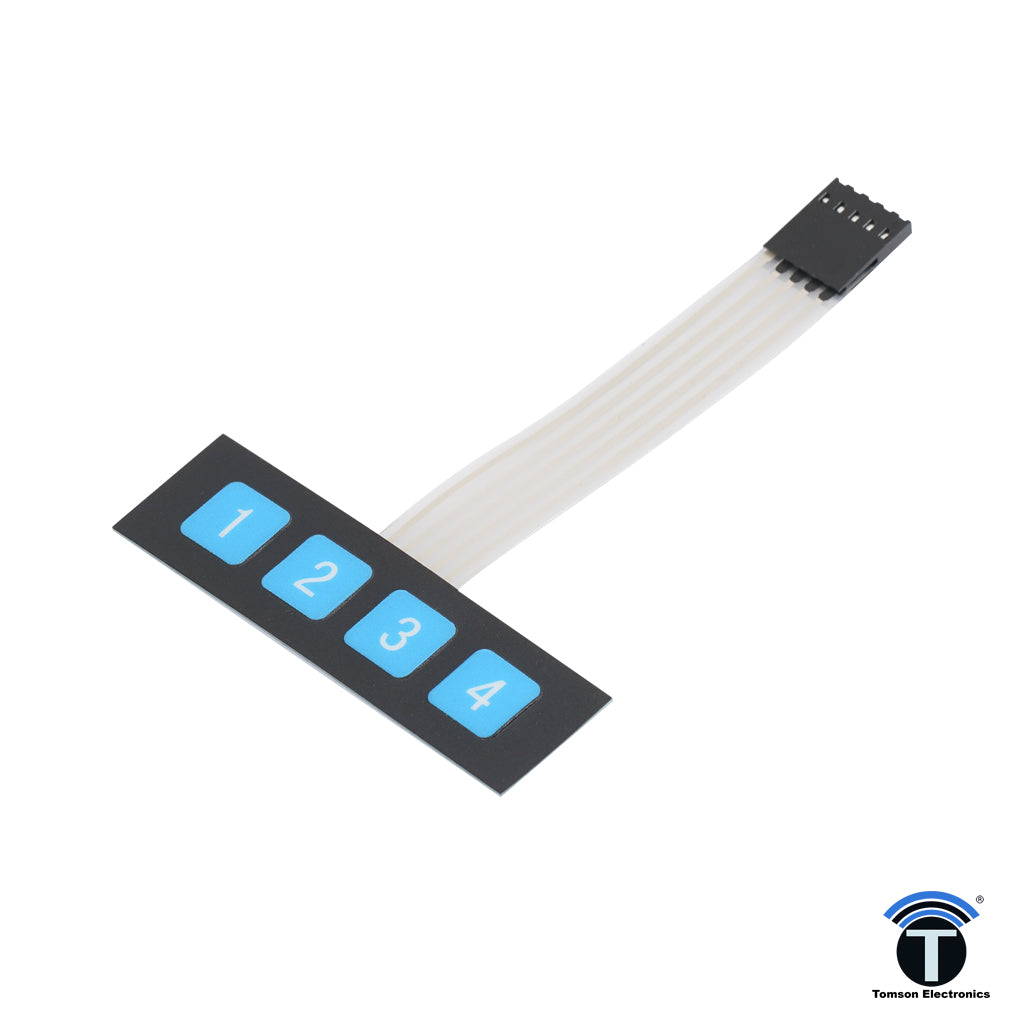 KEYPAD 1X4 MEMBRANE – Tomson Electronics