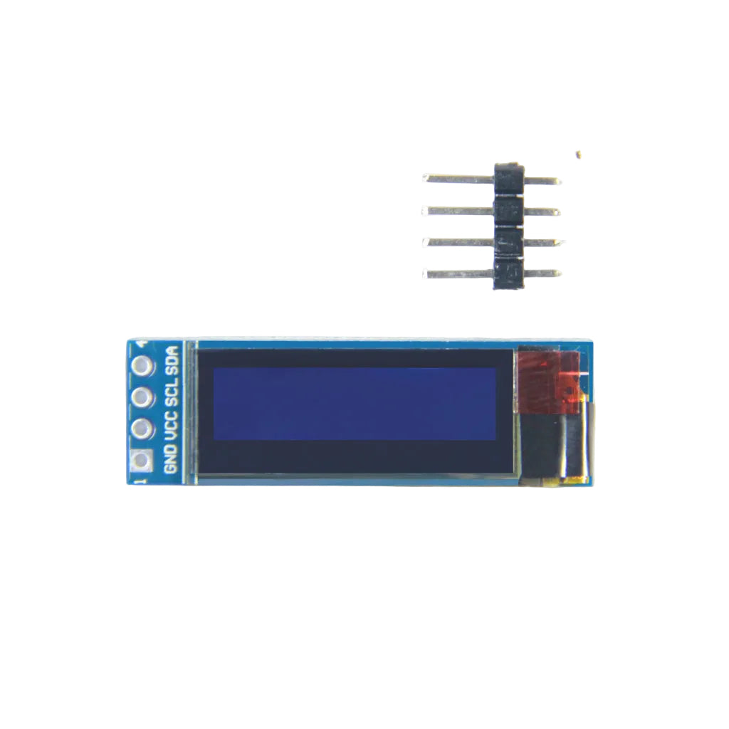 128×32 Blue OLED Display Module with I2C/IIC Serial Interface – TOMSON ...