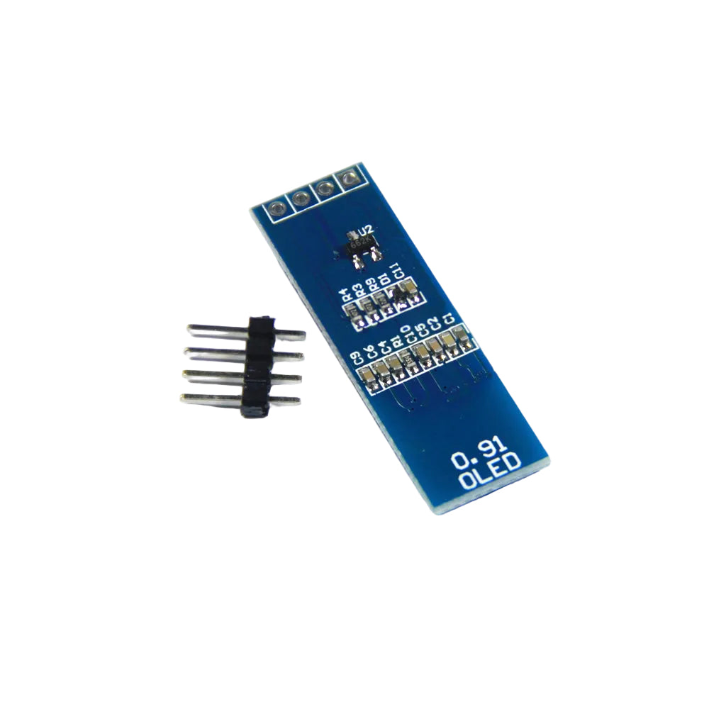 128×32 Blue OLED Display Module with I2C/IIC Serial Interface – TOMSON ...