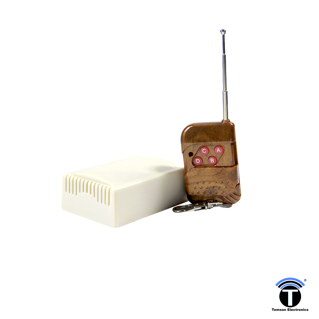 4 CHANNEL RELAY MODULE 12V DC + 433Mhz REMOTE CONTROL RF TRANSMITTER ...