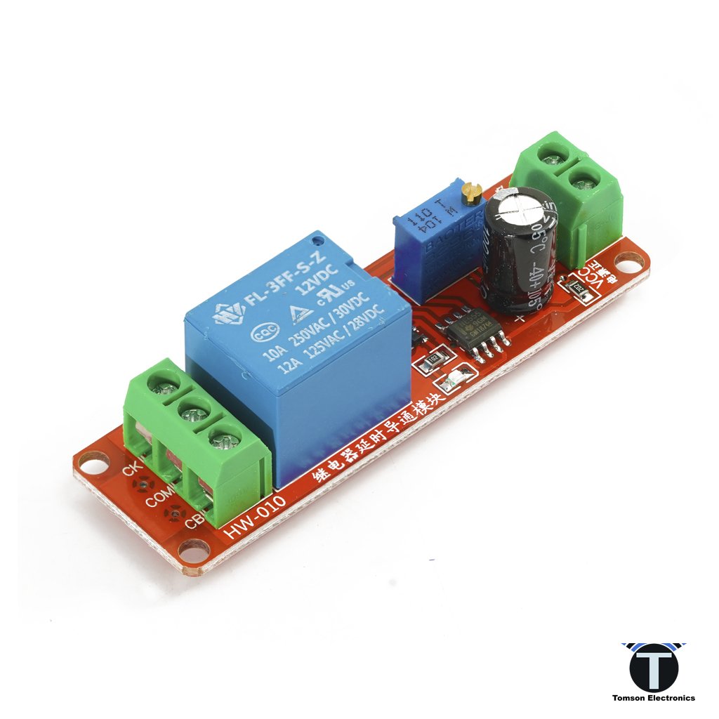 NE555 Delay Timer Switch Adjustable 0-10 Sec 12V Relay Module – Tomson ...