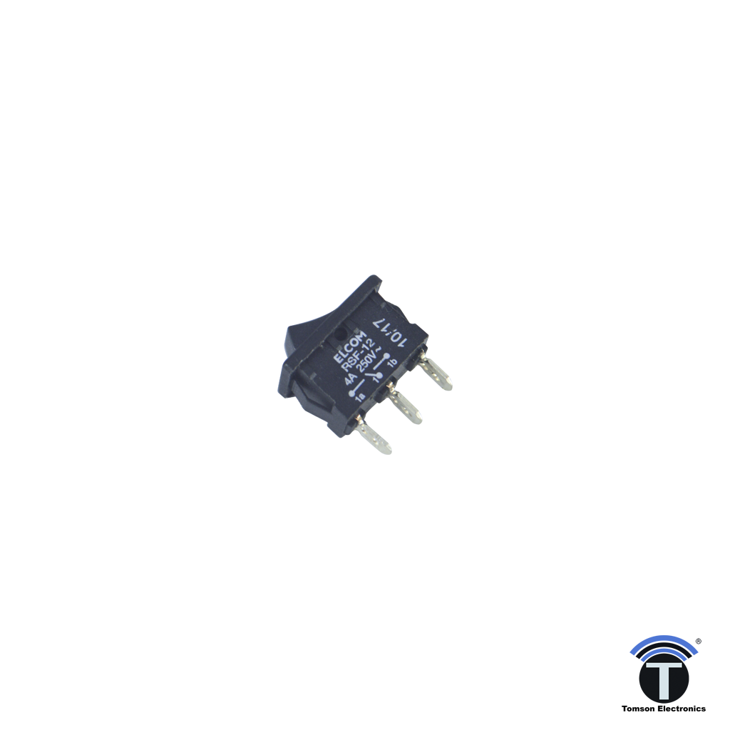 ELCOM Rocker Switch RSF 12 4A – Tomson Electronics