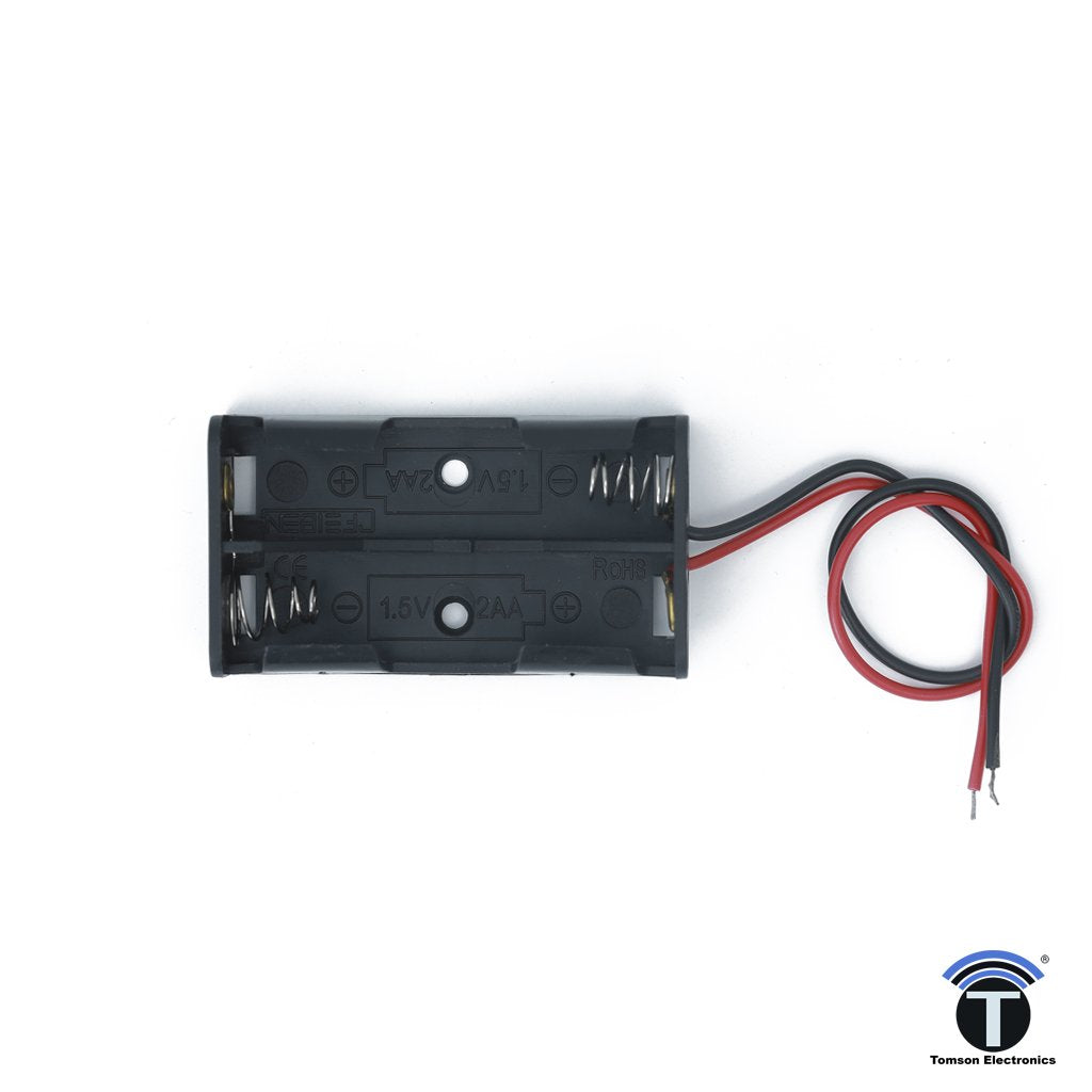 AA 2 Cell Battery Holder Flat Type – TOMSON ELECTRONICS