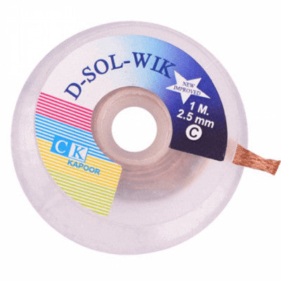 Desoldering Wick 1M 2.5mm – TOMSON ELECTRONICS