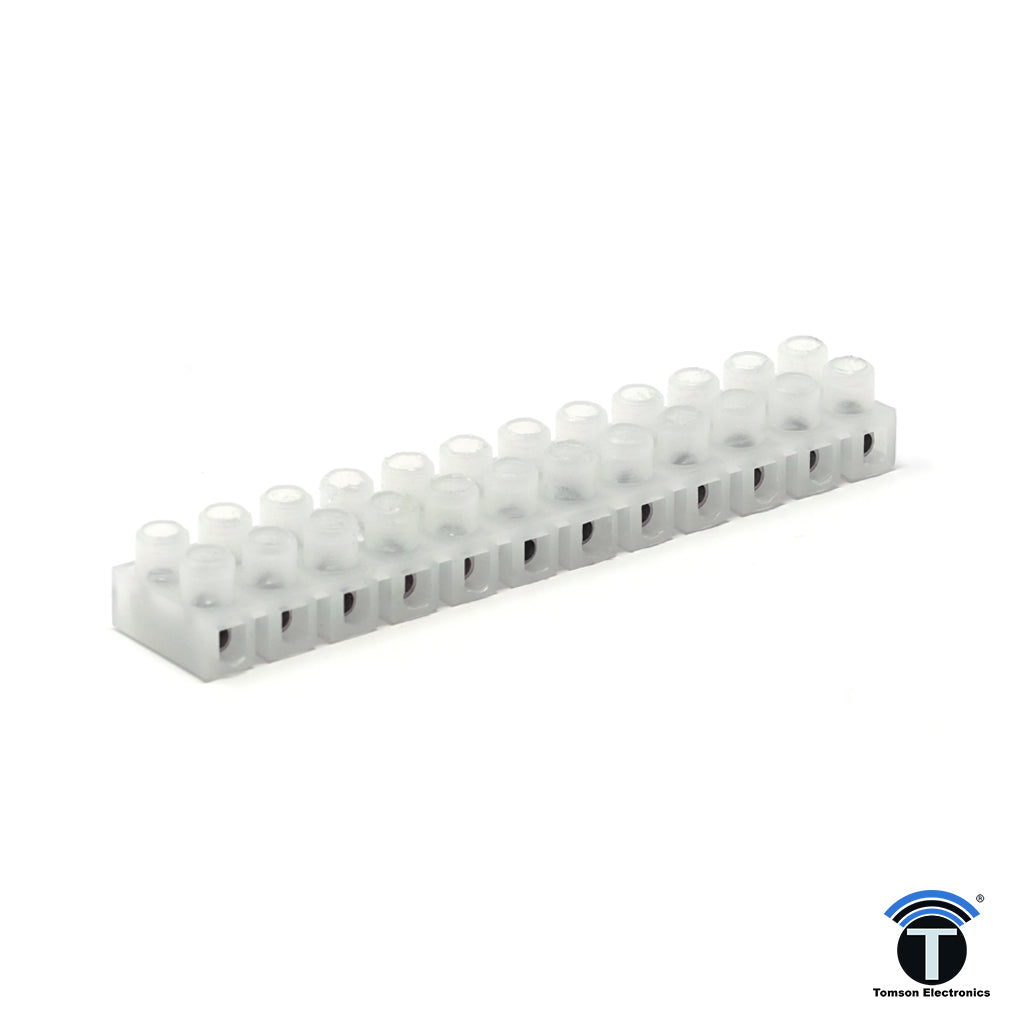 SE515 Terminal Strip 6A Sleek 12 Way – TOMSON ELECTRONICS