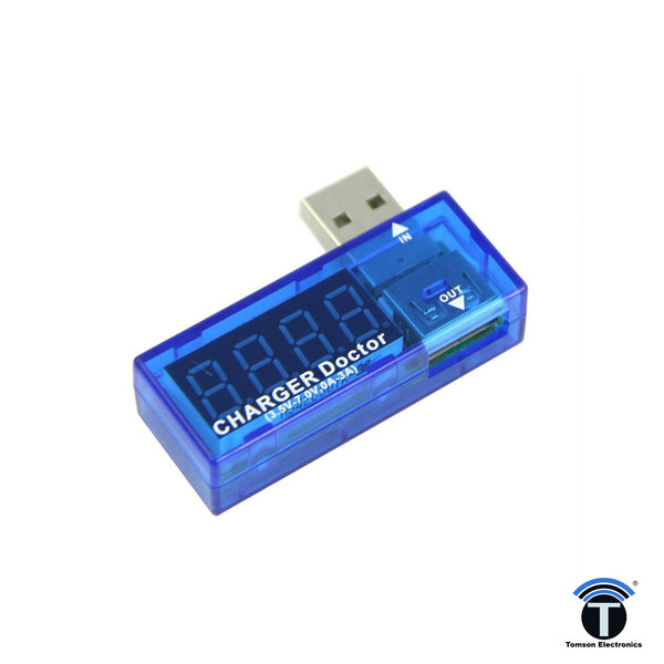USB Current & Voltage Meter Doctor Charger | Buy online – TOMSON ...